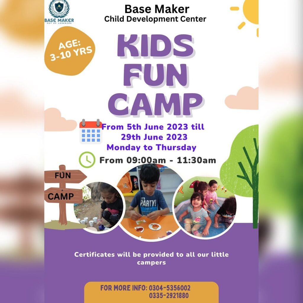 Base Maker: Kids Fun Camp - Events in Karachi